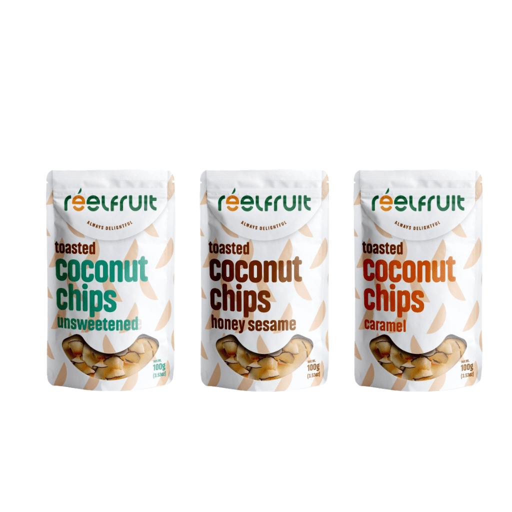 Reel Fruit: Toasted Coconut Chips Discovery Pack of 12 (50g) – Value Africa